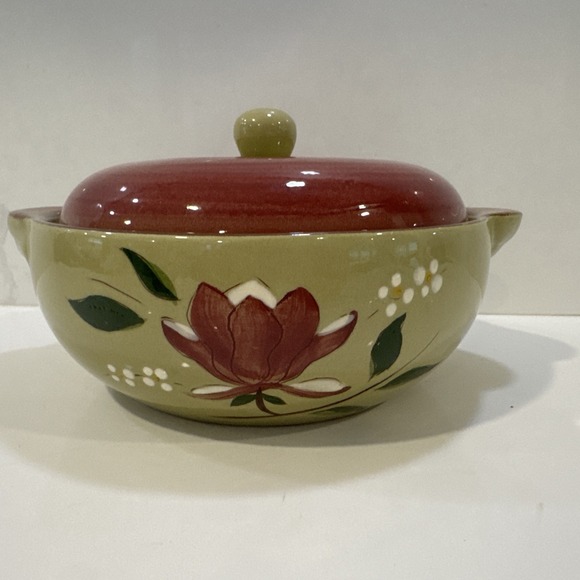 Stangl | Dining | Vintage Stangl Pottery Covered Casserole Magnolia S2 ...